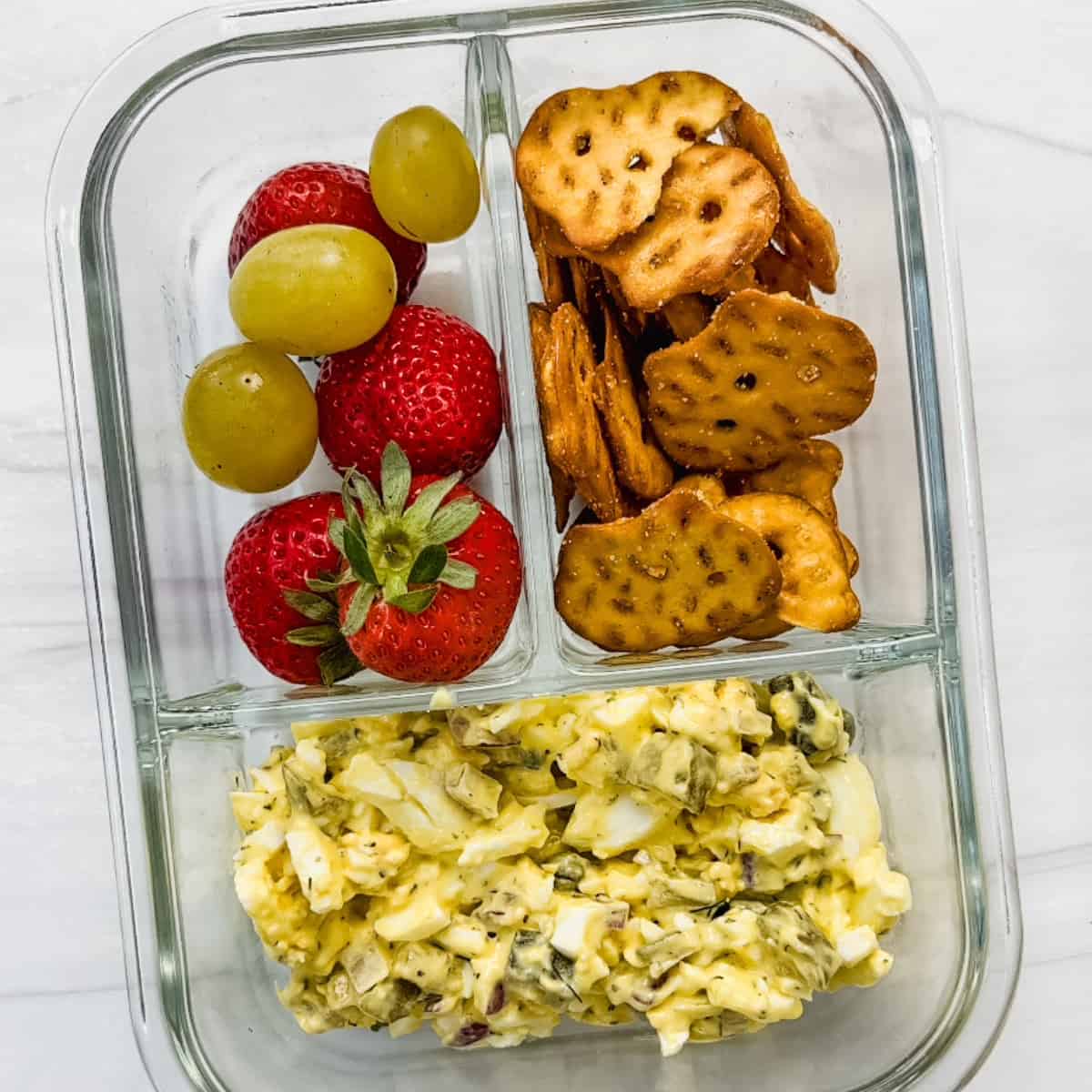 Egg Salad Bento Box - Easy Eats Dietitian