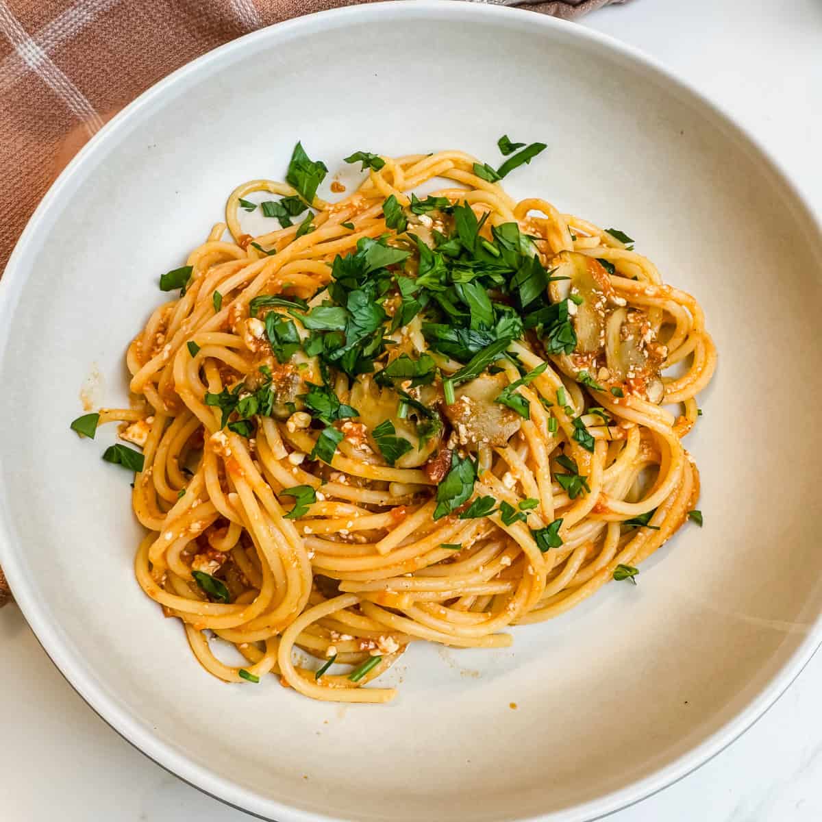 Tofu Pasta - Easy Eats Dietitian