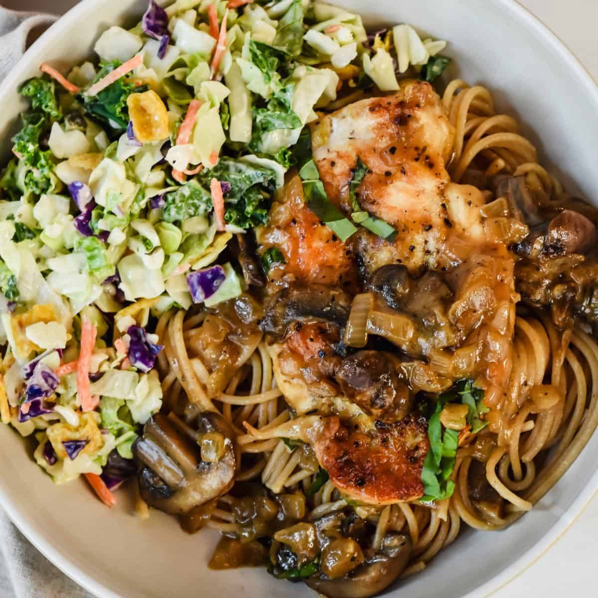 Chicken Marsala Recipe (without wine) - Easy Eats Dietitian