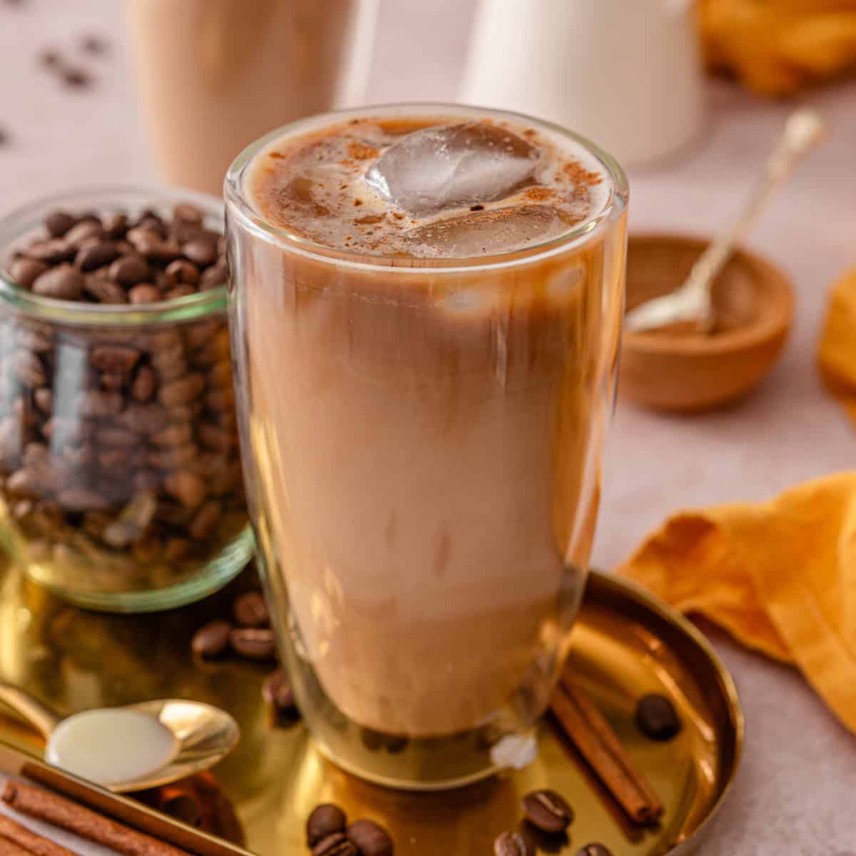 Easy Iced Spanish Latte - Easy Eats Dietitian